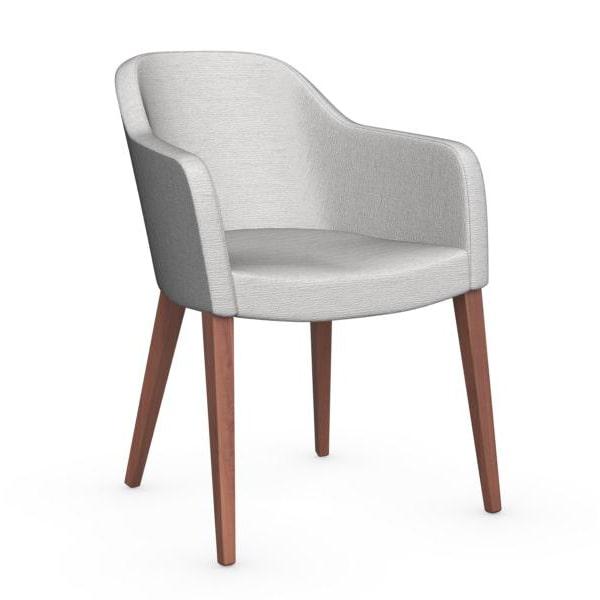 Walnut beech stained base with denver fabric sand seat - Core Furniture ...