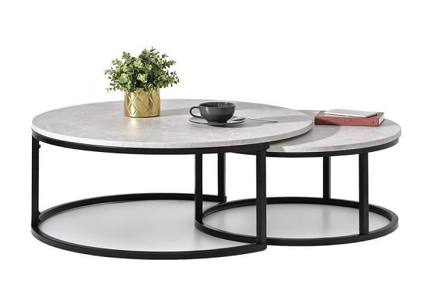ct1jo-190_coffee_table_man_made_stone_top_powder_coated_base ...
