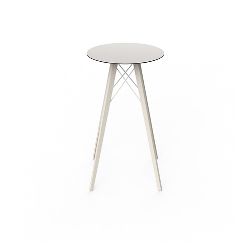FAZ WOOD ROUND HIGH TABLE By Vondom | Core Furniture Online