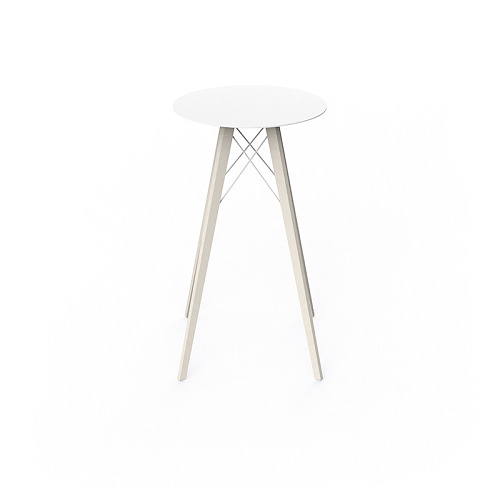 FAZ WOOD ROUND HIGH TABLE By Vondom | Core Furniture Online