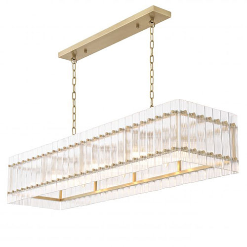 CHANDELIER RUBY RECTANGULAR By Eichholtz | Core Furniture Online