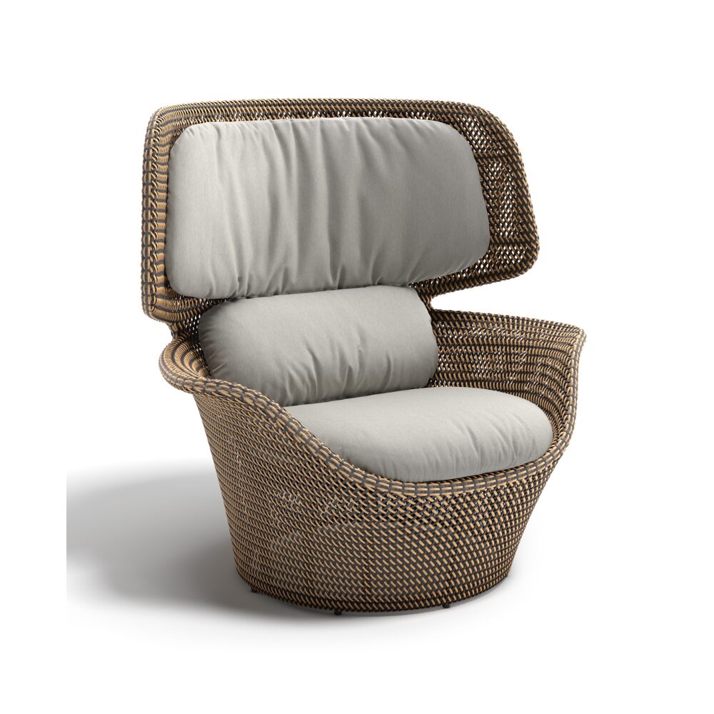 Seashell Grand Wing Chair by Dedon - Handcrafted Elegance